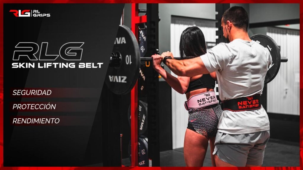 RLG Skin Lifting Belt - Cinturón de Cuero para Gimnasio | RL Grips