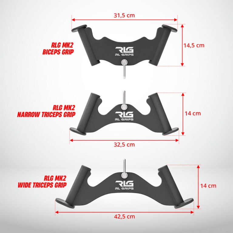 Agarres para poleas RL Grips® MK2 - Pack Bíceps-Tríceps | RL Grips